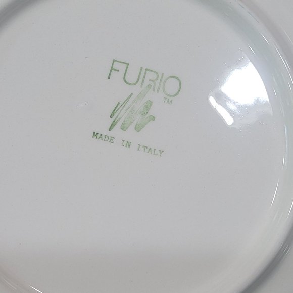 Furio | Dining | Two Furio Stoneware Dinner Plates Made In Italy Floral ...